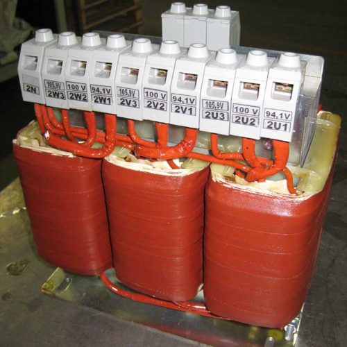 Motor starter autotransformer up to 12 kV voltage, power up to 10 MVA